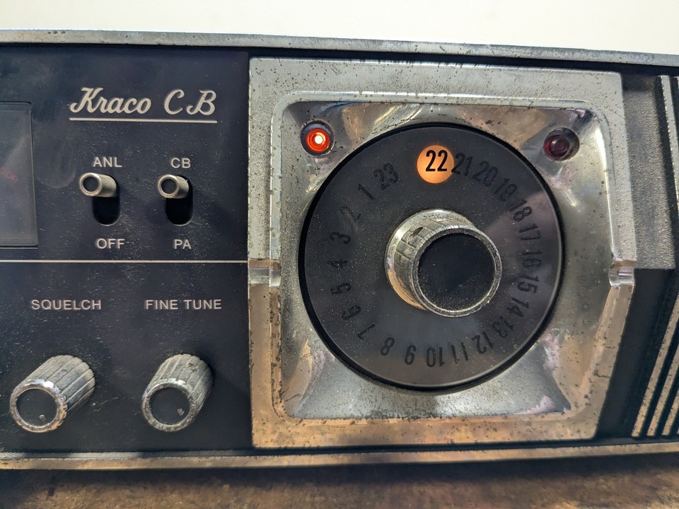 Kraco 23 Channel CB Radio KB-2345 w/ Mic & Power Cord | eBay
