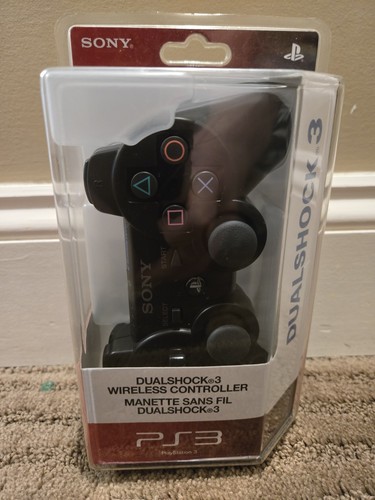 Sony PS3 OEM DualShock 3 Controller - CECHZC2U - Black, Brand New ...