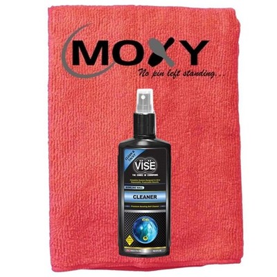 Vise Bowling Ball Cleaner 8oz Spray Bottle with Moxy Micro Fiber ...