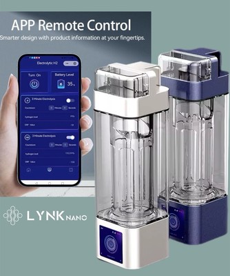 H2 Portable TOUCH SCREEN 9000PPb Healthy Hydrogen Water Bottle ...