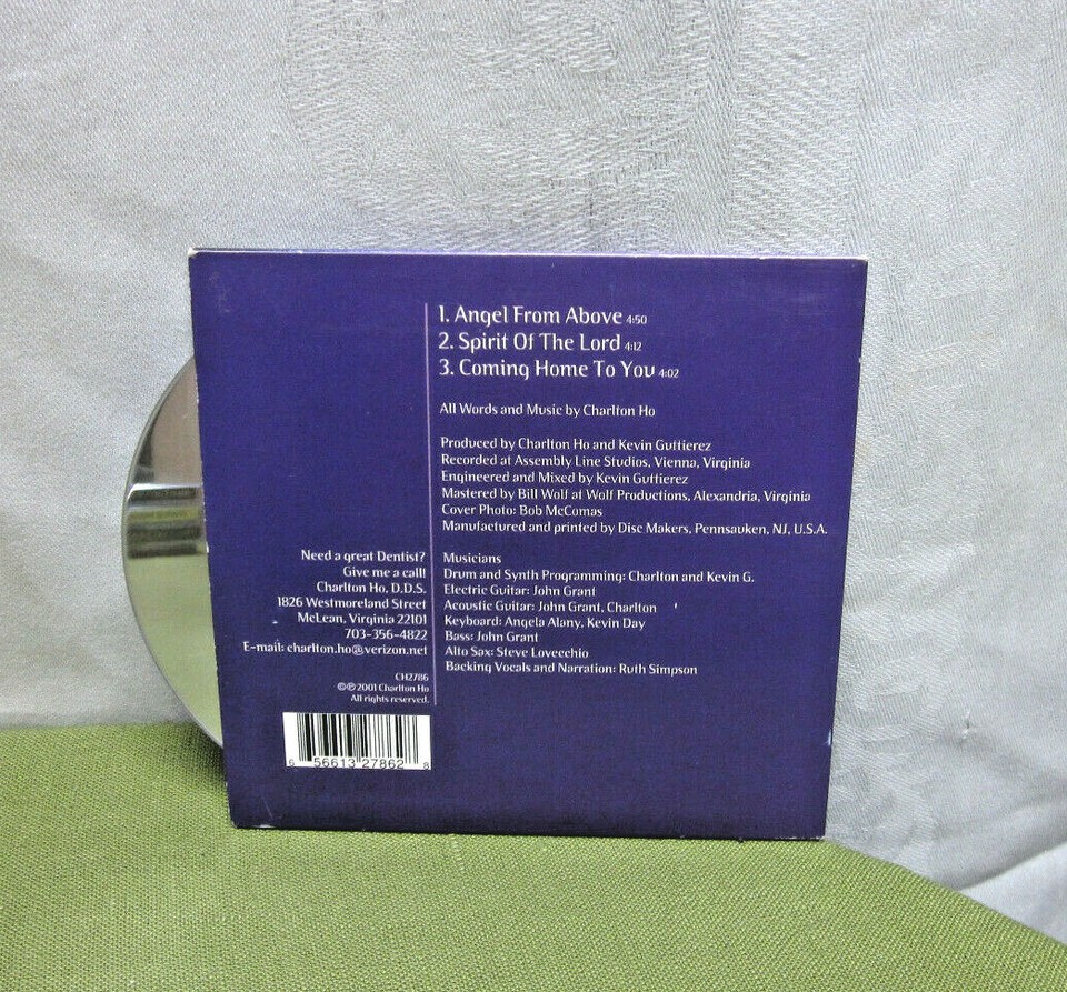 CHARLTON HO Angel From Above CD-single Christian 2001 Virginia sax | eBay