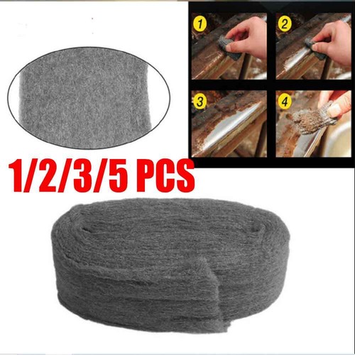 1-5X Grade 0000 Steel Wire Wool Wrap for Polishing Grinding Cleaning ...