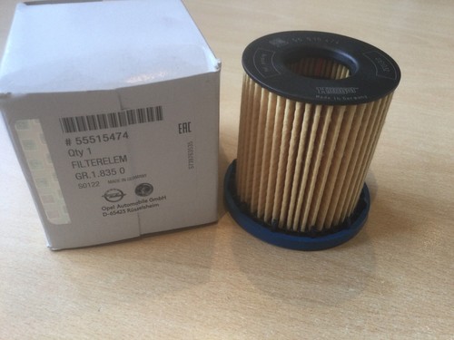GENUINE VAUXHALL ASTRA K INSIGNIA B 1.5 2.0 DIESEL OIL FILTER 55515474 ...