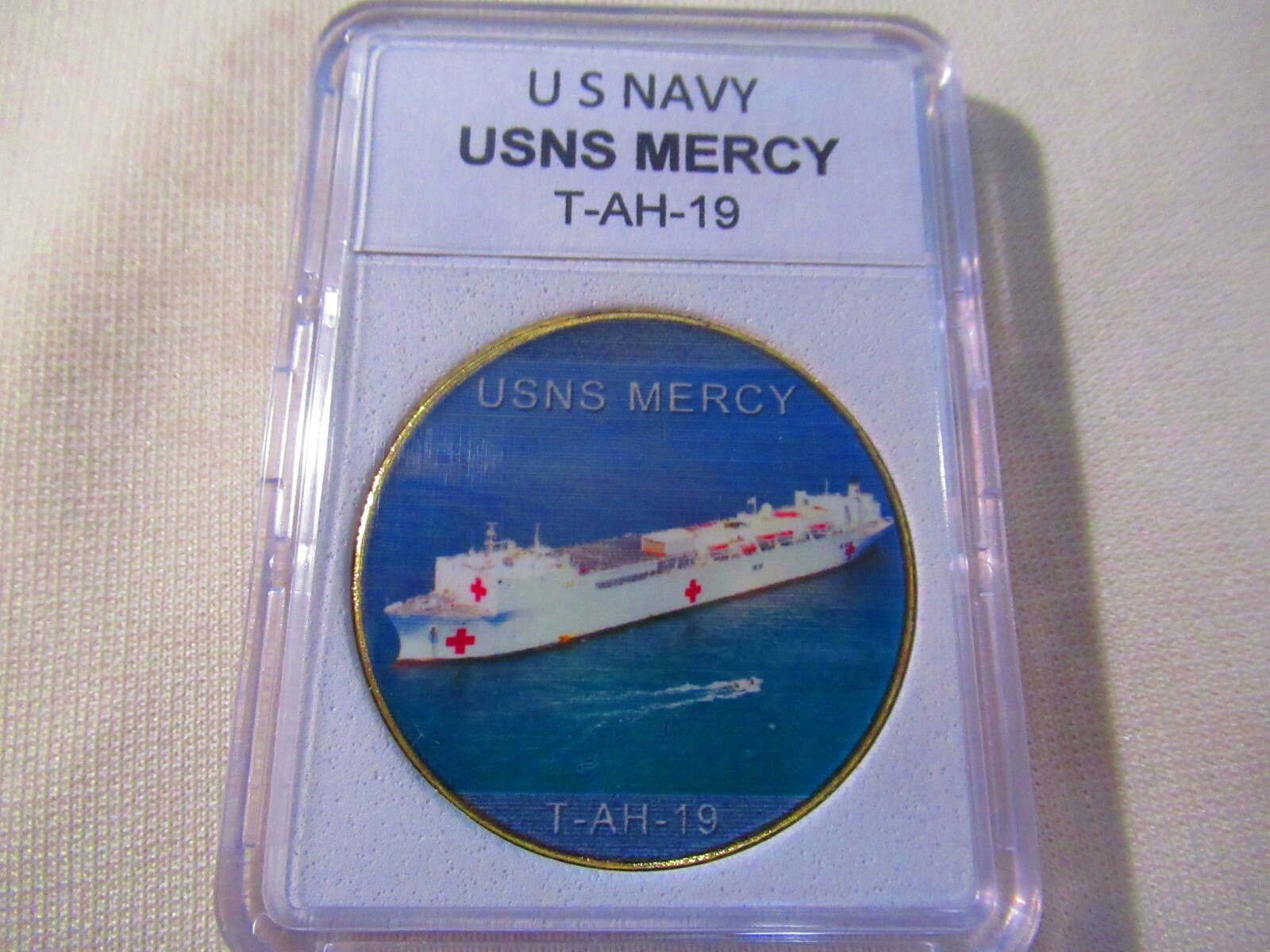 US NAVY - USNS MERCY / T-AH-19 Challenge Coin | eBay