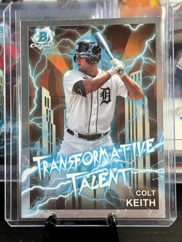 Colt Keith 2023 Bowman Chrome Draft Transformative Talent Rookie Card ...