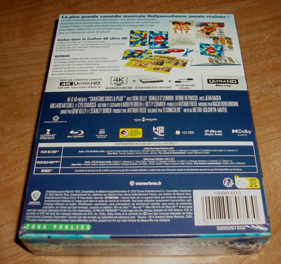 Singing In The Rain 4K Blu-Ray Steelbook New | eBay UK