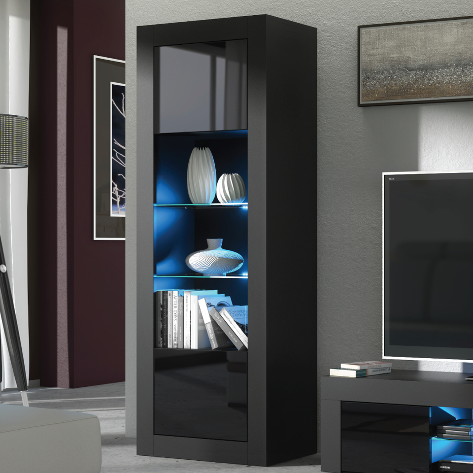 Living Room Set | Matt Body & Gloss Doors | TV Unit & Display Cabinet ...