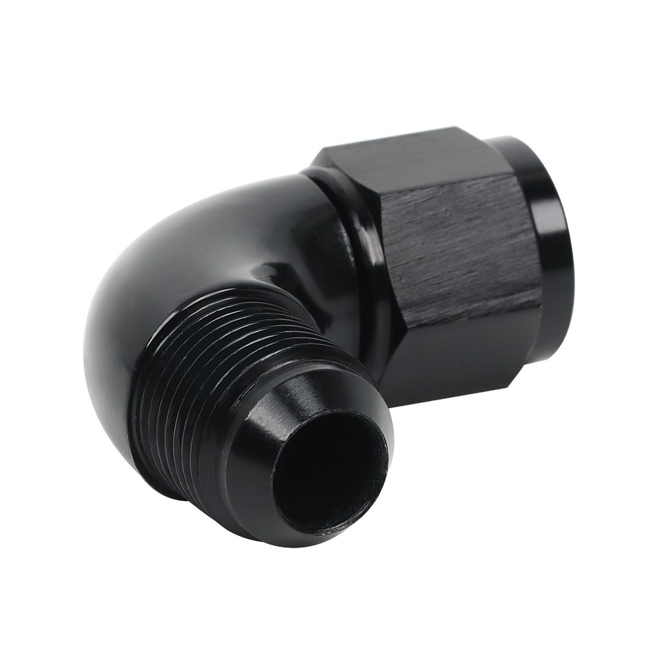 6AN Male to 6AN Female Swivel Adapter 90 Degree Full Flow Fitting ...