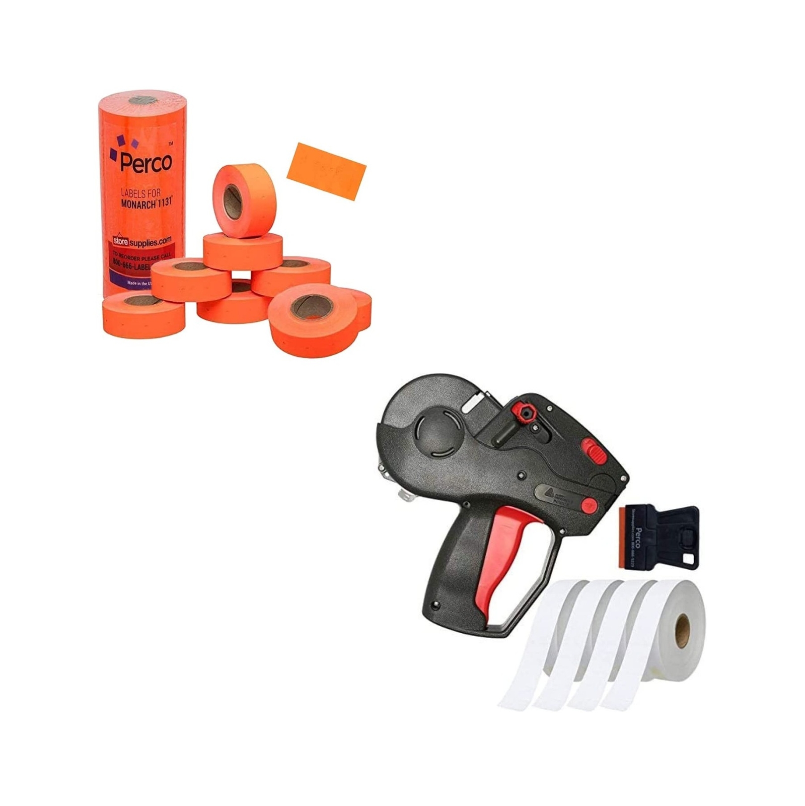 Label Gun With 4 Ink Rolls And Labels Monarch 1131 Price Gun Labeler ...