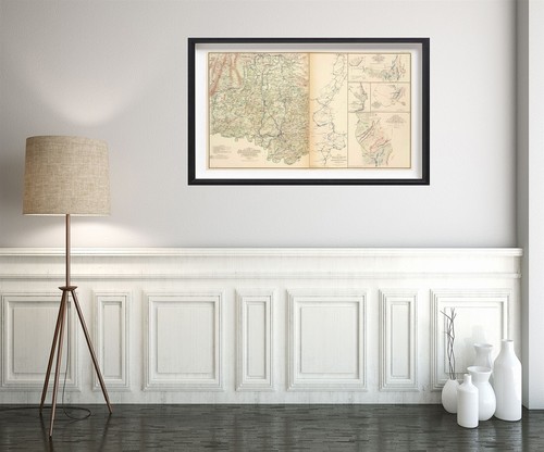 1895 Map|Military Atlas Atlanta Campaign, 2nd epoch|Historic Antique ...