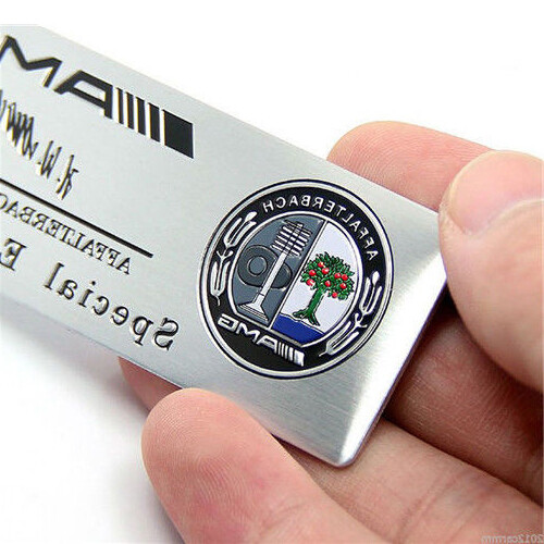 1Pcs AMG Tree BADGES Decal Emblems Adhesive Sticker Fenders For All ...