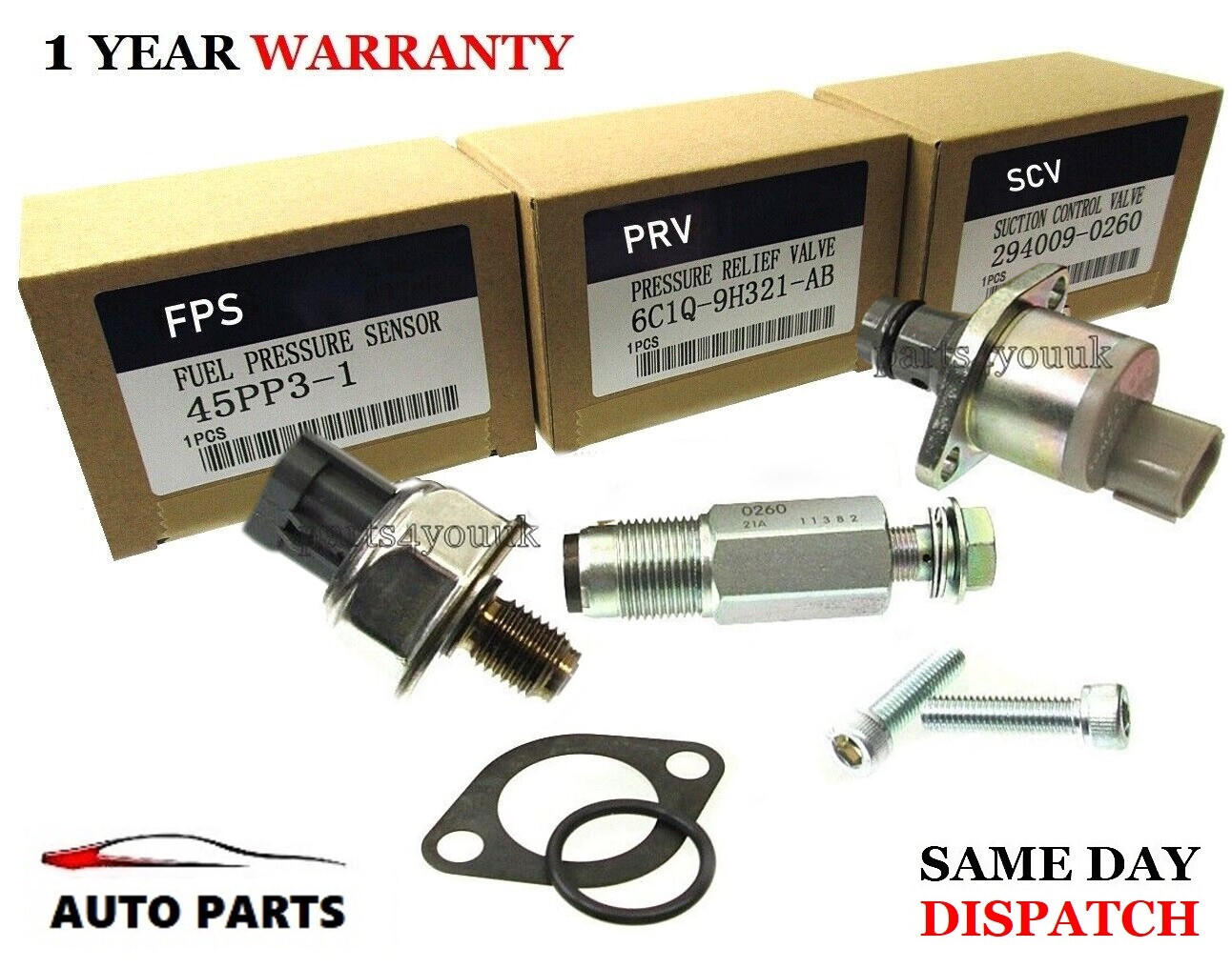 FUEL PRESSURE REGULATOR SUCTION CONTROL RELIEF VALVE - FORD TRANSIT 2.2 ...