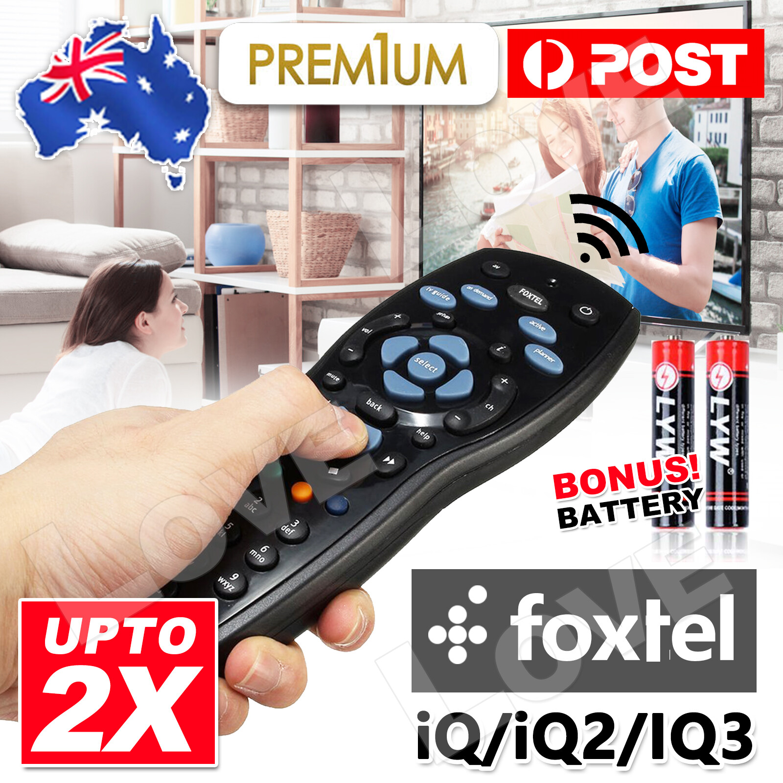 PAYTV GENUINE For Foxtel Remote Control for iQ1 iQ2 iQ3, iQ4 MyStar ...