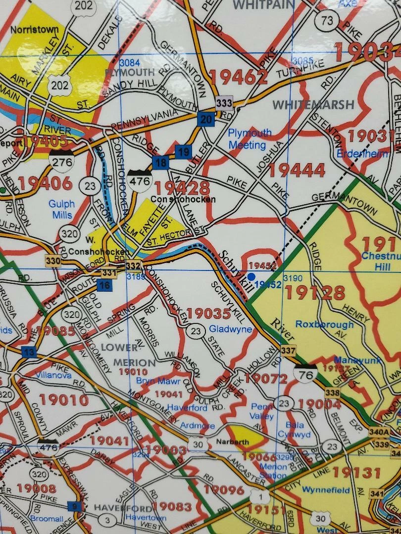 Map Of Southeastern Pa