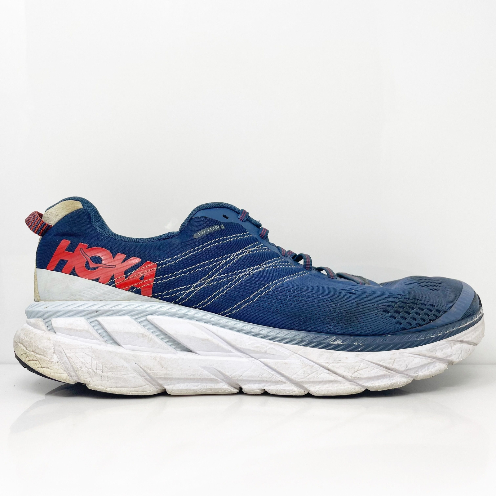 Hoka One One Mens Clifton 6 1102872 EBPA Blue Running Shoes Sneakers ...