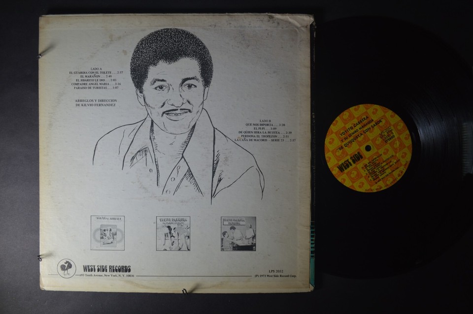 YOYITO CABRERA y Su COMBO MANAGUA De Quisqueya con Sabor LATIN LP WEST ...