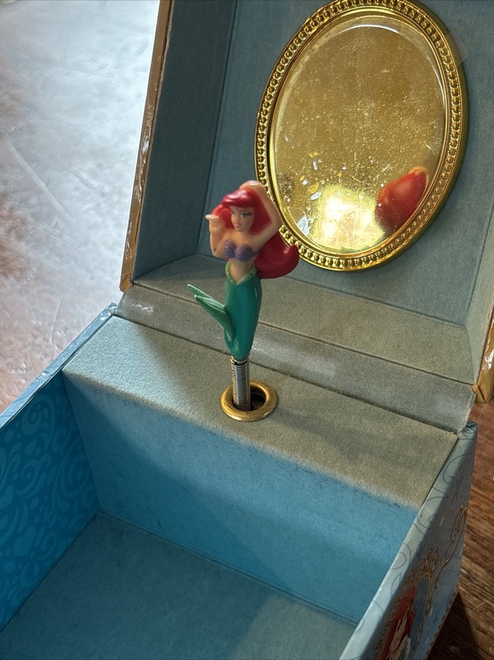 Disney Parks Little Mermaid Princess Ariel Music Box plays Under the ...