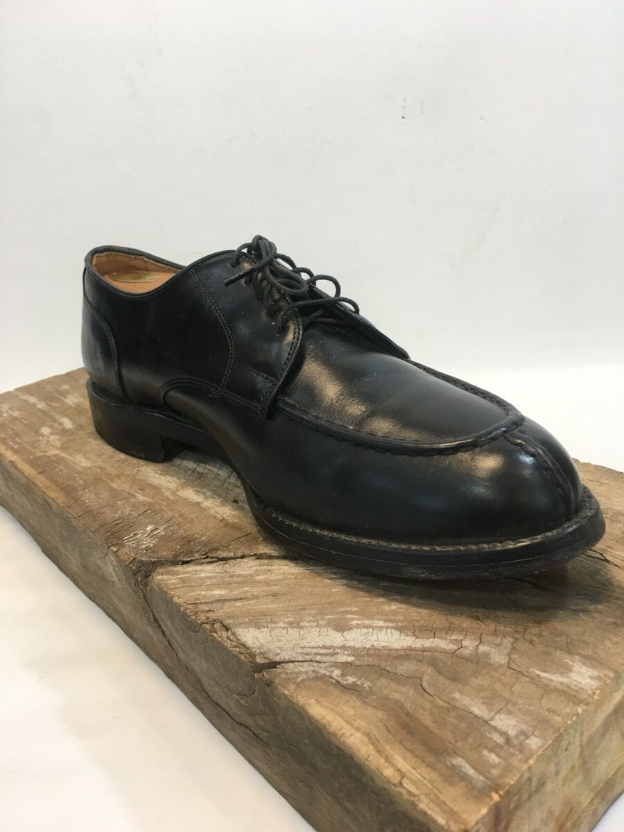 ALLEN EDMONDS BRADLEY SPLIT TOE BLACK LEATHER DERBY LACE UP ALLEN EDMONDS BRADLEY SPLIT TOE BLACK LEATHER DERBY LACE UP