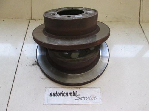MB618797 COPPIA DISCHI FRENO POSTERIORI MITSUBISHI PAJERO GLS 2.8 D ...