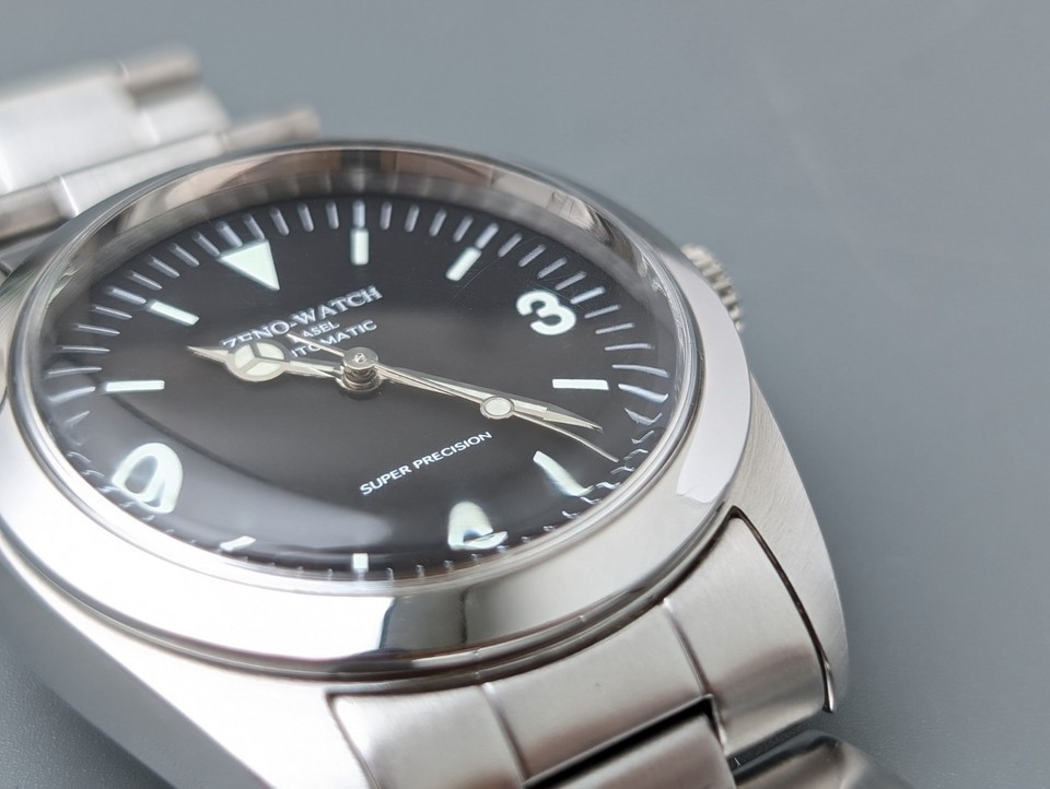 ZENO WATCH BASEL ZN-001 Explorer Black Dial Men’s Watch Automatic 36mm ...