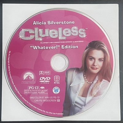 📀NEW CLUELESS (1995) - DVD disc only in white paper sleeve / no case | eBay