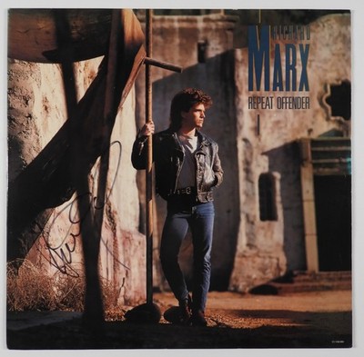 Richard Marx JSA Signed Autograph Album Record LP Vinyl Repeat Offender ...