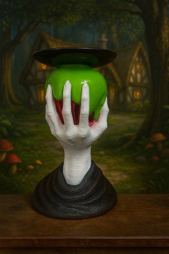 Bath & Body Works Evil Queen Apple 3 Wick Candle Holder Disney Villians ...