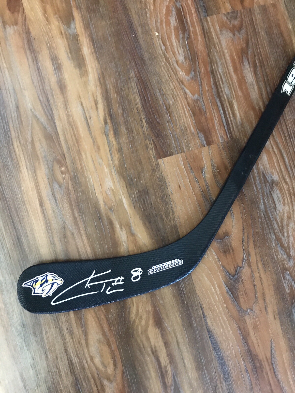 KYLE TURRIS SIGNED NASHVILLE PREDATORS F/S HOCKEY STICK RARE JSA COA ...