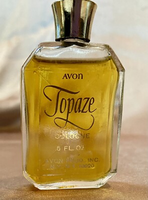 Avon Topaze Cologne .5 oz Glass Bottle VTG | eBay