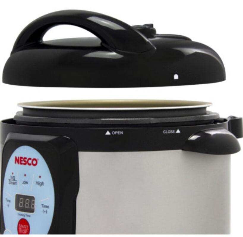 NESCO® NPC-9 9.5 Qt. Electric Smart Pressure Cooker and Canner, Brand ...
