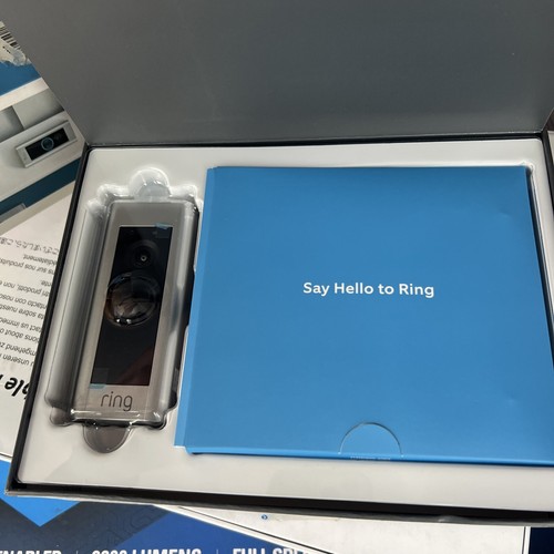 Ring Video Doorbell Pro 1080P HD Security Cam Hardwired New Open Box | eBay