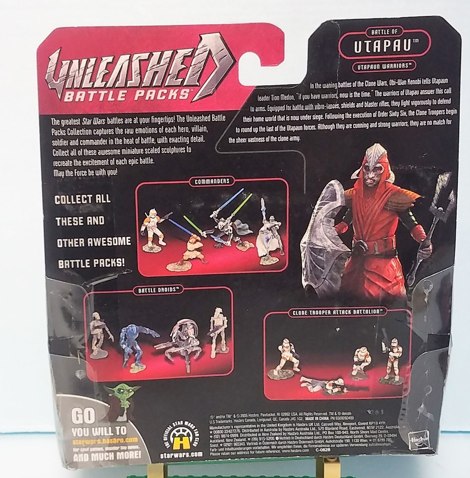 Star Wars Unleashed Battle Packs Battle of Utapau Utapaun Warriors | eBay