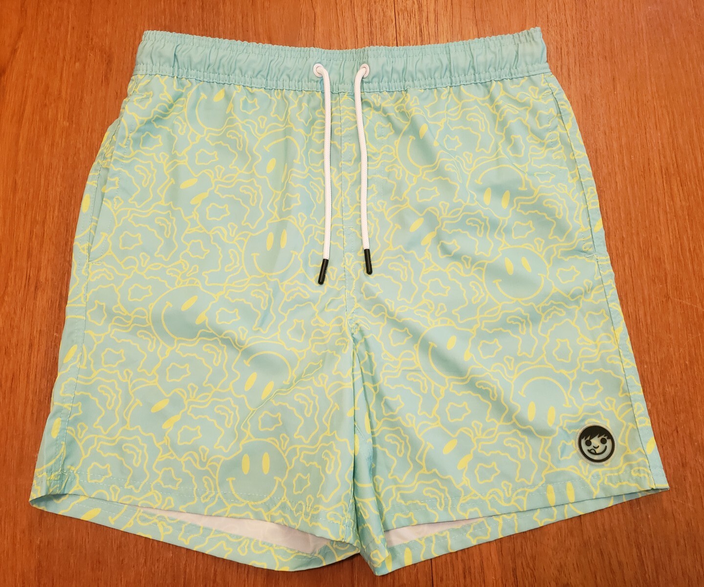 NEFF Smile Smiley Face Swim Trunks Board Shorts Men's… - Gem