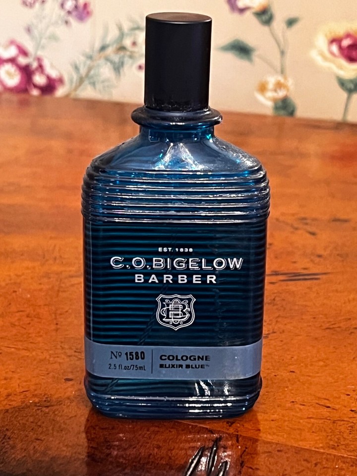 Vintage C.O. Bigelow Barber Elixir Blue Men's Cologne Spray Original ...