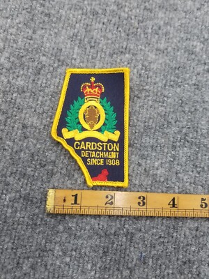 Cardston Detachment Canada Police Patch | eBay