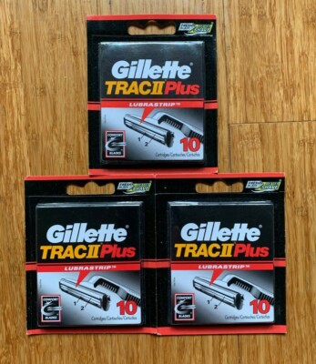 Gillette Track Trac II / 2 PLUS Razor Blade Shaver Replacement ...
