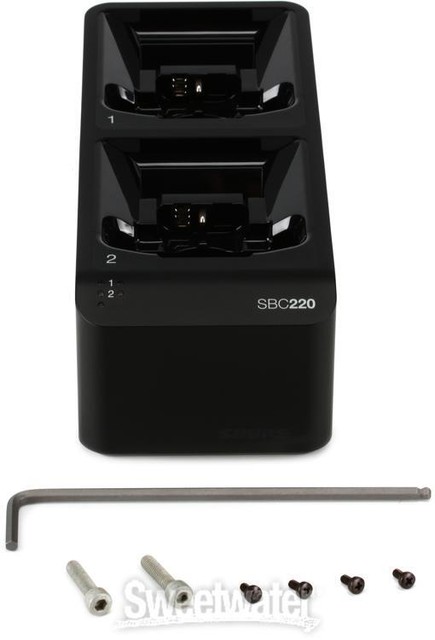 Shure SBC220 2 Bay Networked Docking Station No Power Supply for sale ...