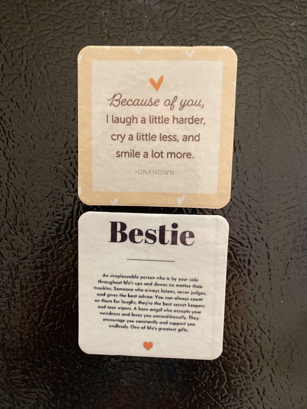 Friendship Refrigerator Magnets, Set Of 2, 2” Magnets, Inspirational ...