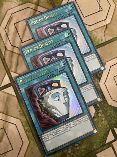 Yugioh POT OF DUALITY Ultra Rare Play Set RA02-EN057 | eBay