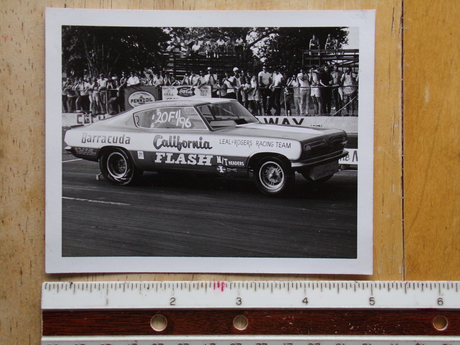 1960s NHRA Drag Racing-Butch Leal-"California FLASH"-Hemi Cuda-Cecil ...