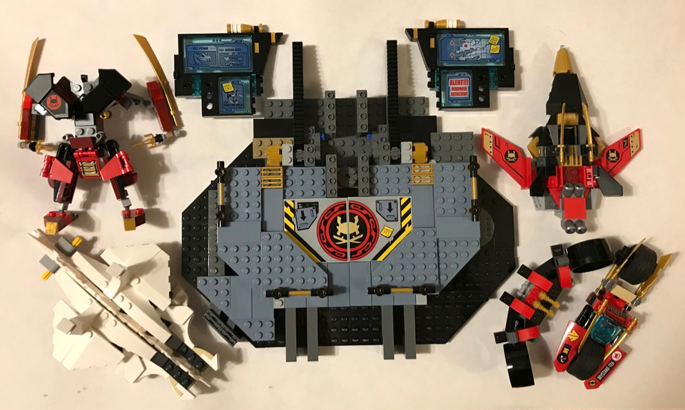 LEGO Ninjago 70596 Samurai X Cave Chaos - Set & Vehicles ONLY - No ...