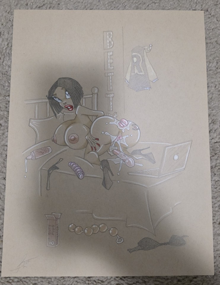 ORIGINAL Art Stef Wilson “Dark Betty” SIGNED COA From Riverdale 9” X 12 ...