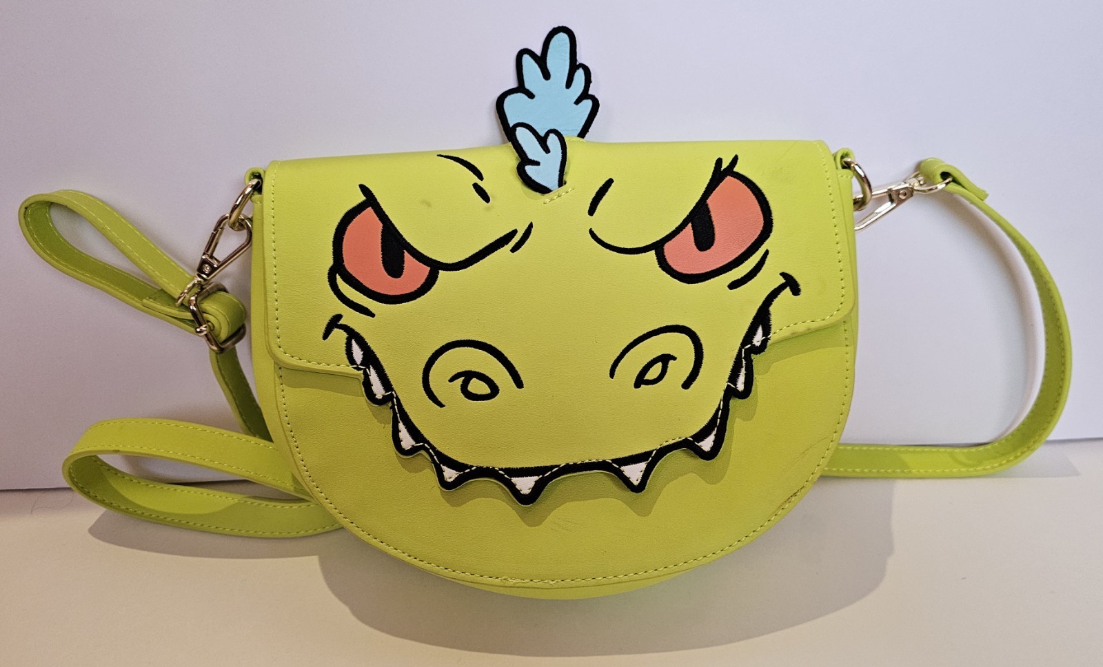 Loungefly Nickelodeon Rugrats Reptar Crossbody Bag Pu… - Gem