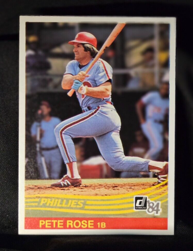 1984 Donruss Philadelphia Phillies Pete Rose #61 MLB Career Hits Leader Lot of 9 | eBay