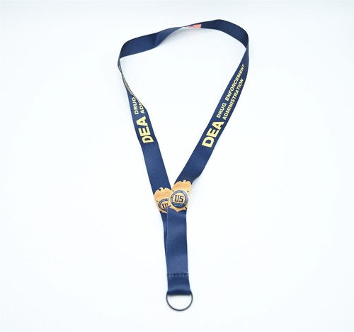 DEA DRUG ENFORCEMENT AGENCY LANYARD ID HOLDER KEY LANYARD RARE FBI ATF ...