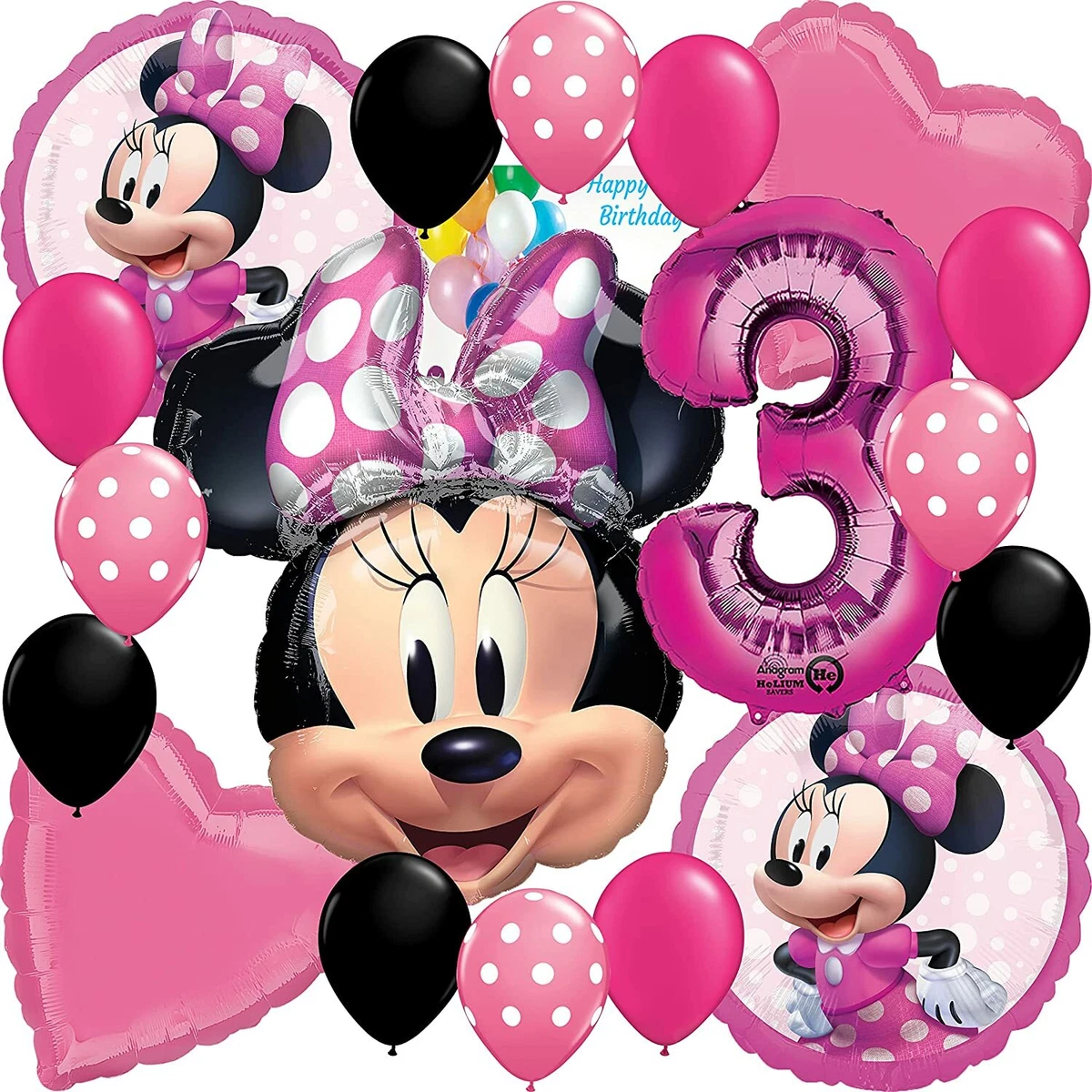 Pink Minnie Mouse Birthday Clipart