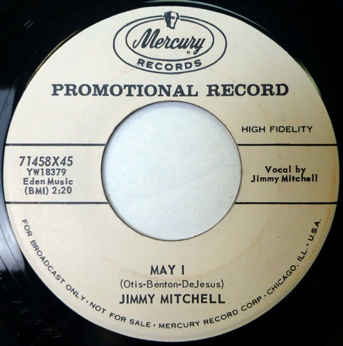 JIMMY MITCHELL 45 May I/Picture Yourself with Me MERCURY pop VG promo jf188 | eBay