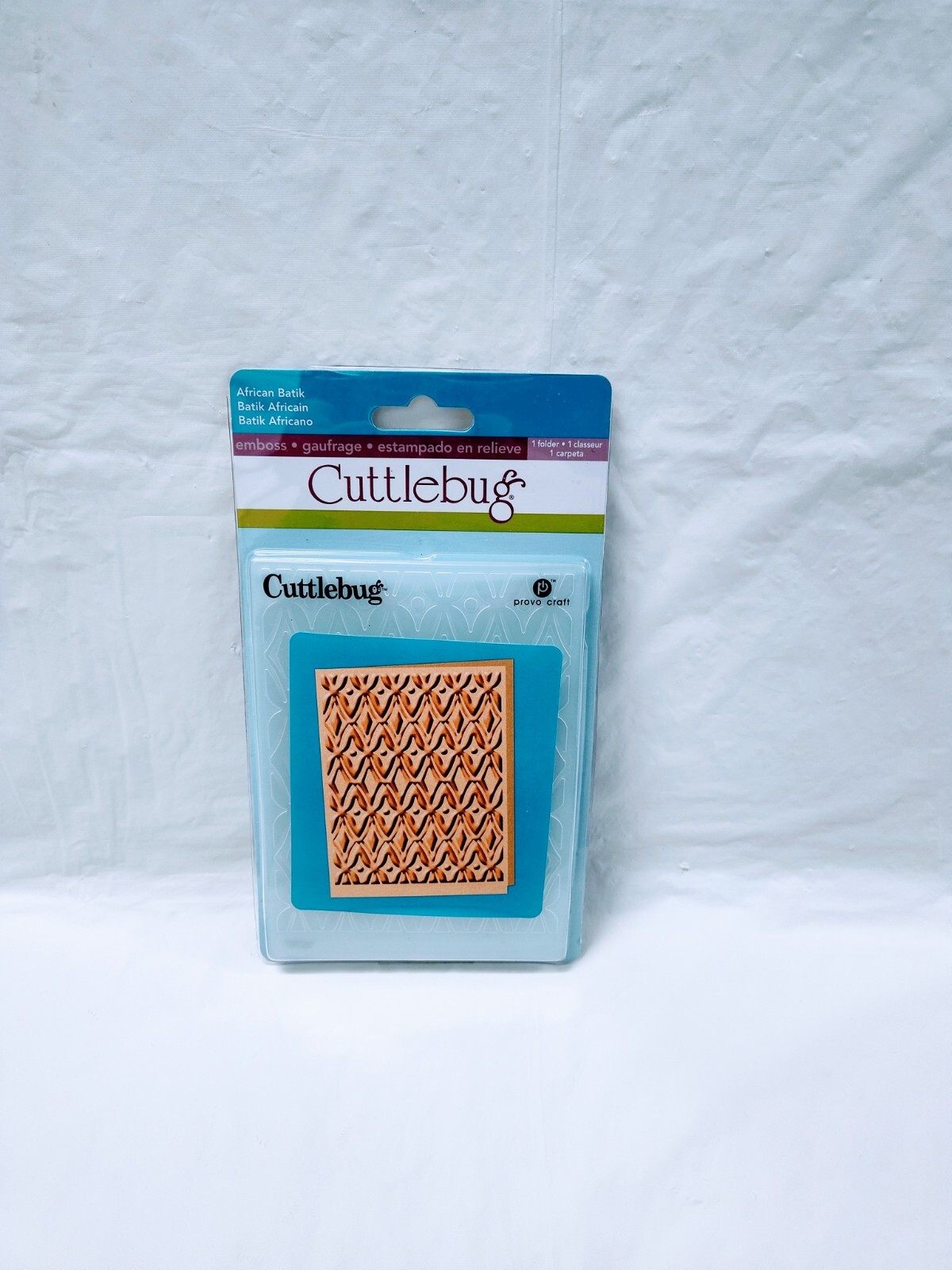 Provo Craft Cuttlebug CB Emboss A2 African Batik Embossing Folder | eBay