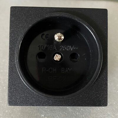 France Power Socket Outlet Plug Power Receptacle AC 250V 16A black ...