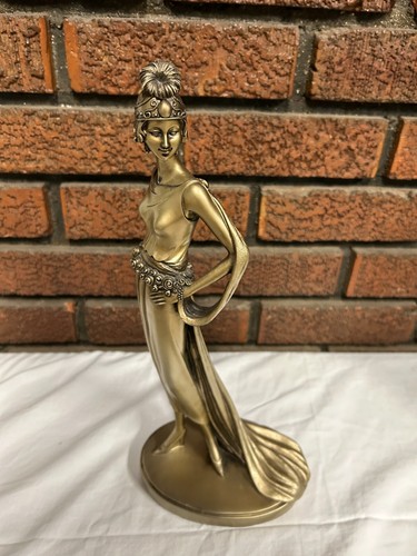 Seymour Mann Handcrafted Resin Beautiful Lady Figurine 14" Tall | eBay